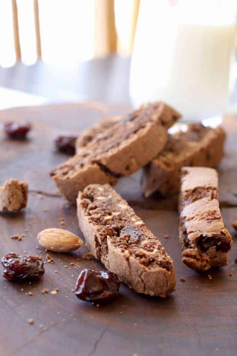 How to make the best Chocolate Cherry Almond Biscotti (high altitude ...
