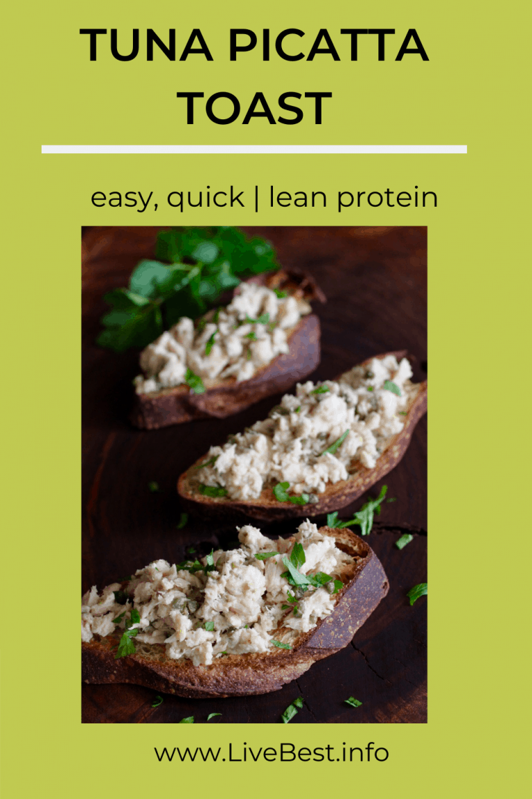 Tuna Piccata Toast + the omega-3 guide to the best fish - LiveBest